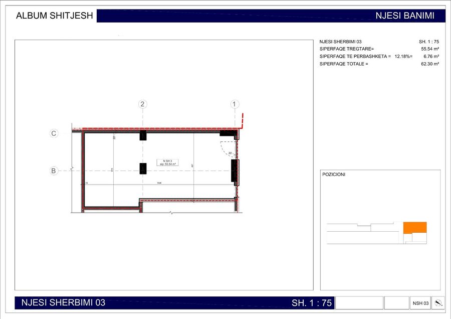 Dyqan në shitje, 62m², 1€ - Ali Demi | Indomio.al